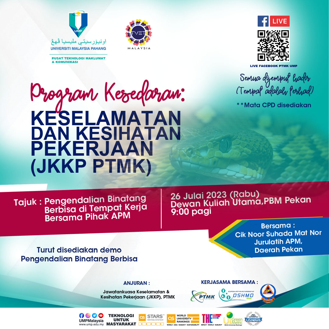 JEMPUTAN KE PROGRAM KESEDARAN : PENGENDALIAN BINATANG BERBISA DI TEMPAT ...